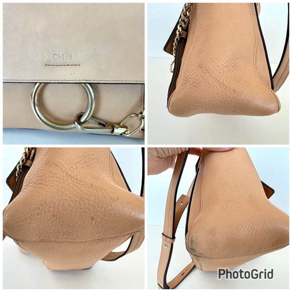 Chloe | Bags | Chloe Blush Beige Faye Day Top Handle Medium Adjustable ...